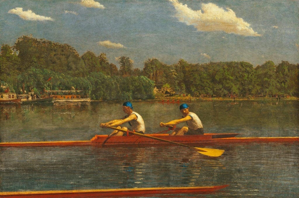 The Biglin Brothers Racing by Thomas Eakins - LadyKflo