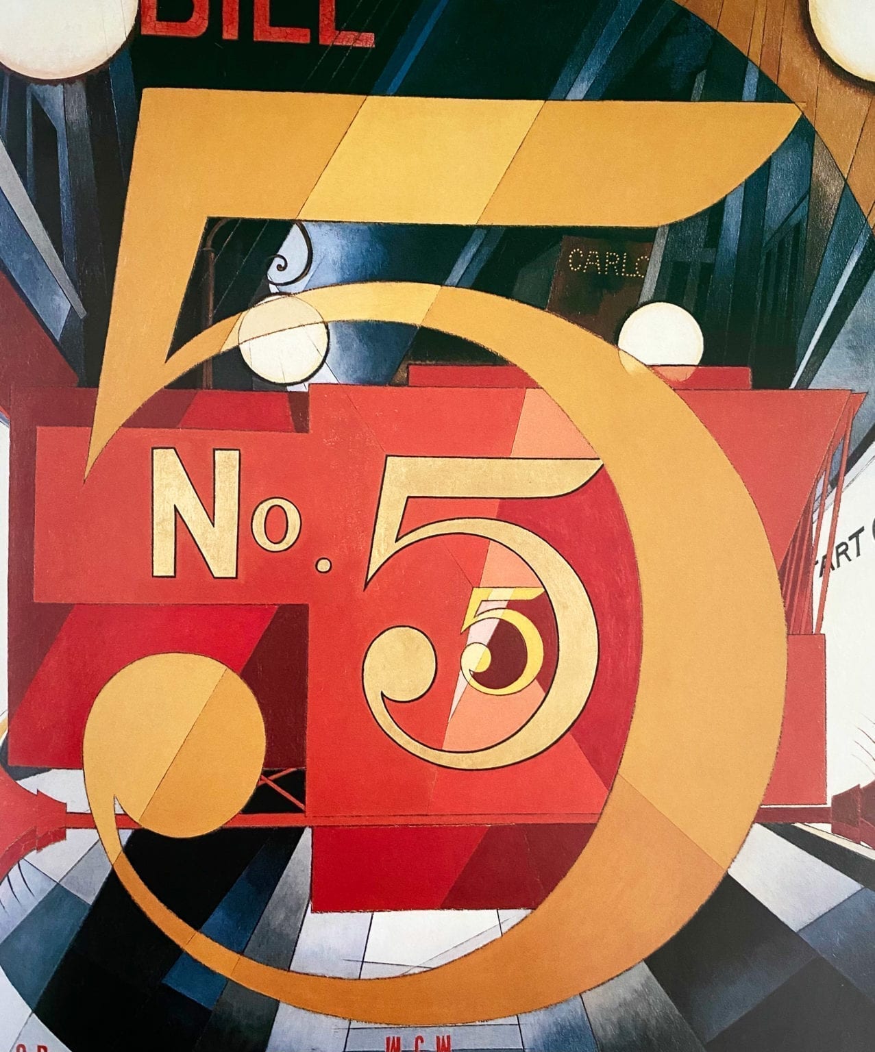 I Saw the Figure 5 in Gold by Charles Demuth - LadyKflo